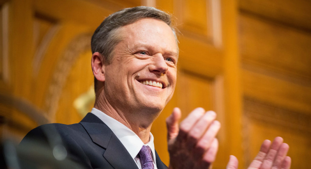 Gov. Charlie Baker Announces 2018 Re-Election Campaign In Massachusetts Gov. Charlie Baker Announces 2018 Re-Election Campaign In Massachusetts