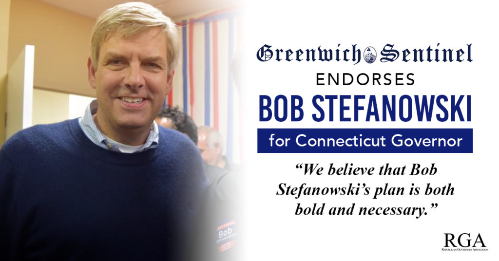 Greenwich Sentinel Endorses Bob Stefanowski For Connecticut Governor