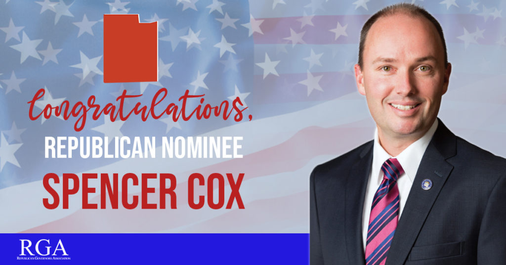 RGA Leadership: Lt. Governor Spencer Cox Is The Right Leader For Utah’s ...